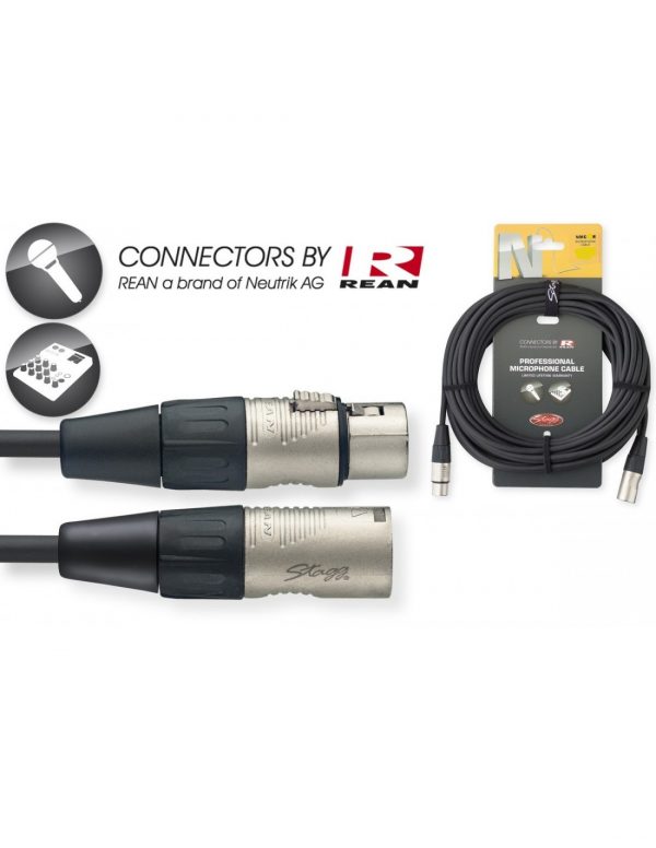 Stagg NMC6R – N Series 6m Microphone Cable – The Music Source